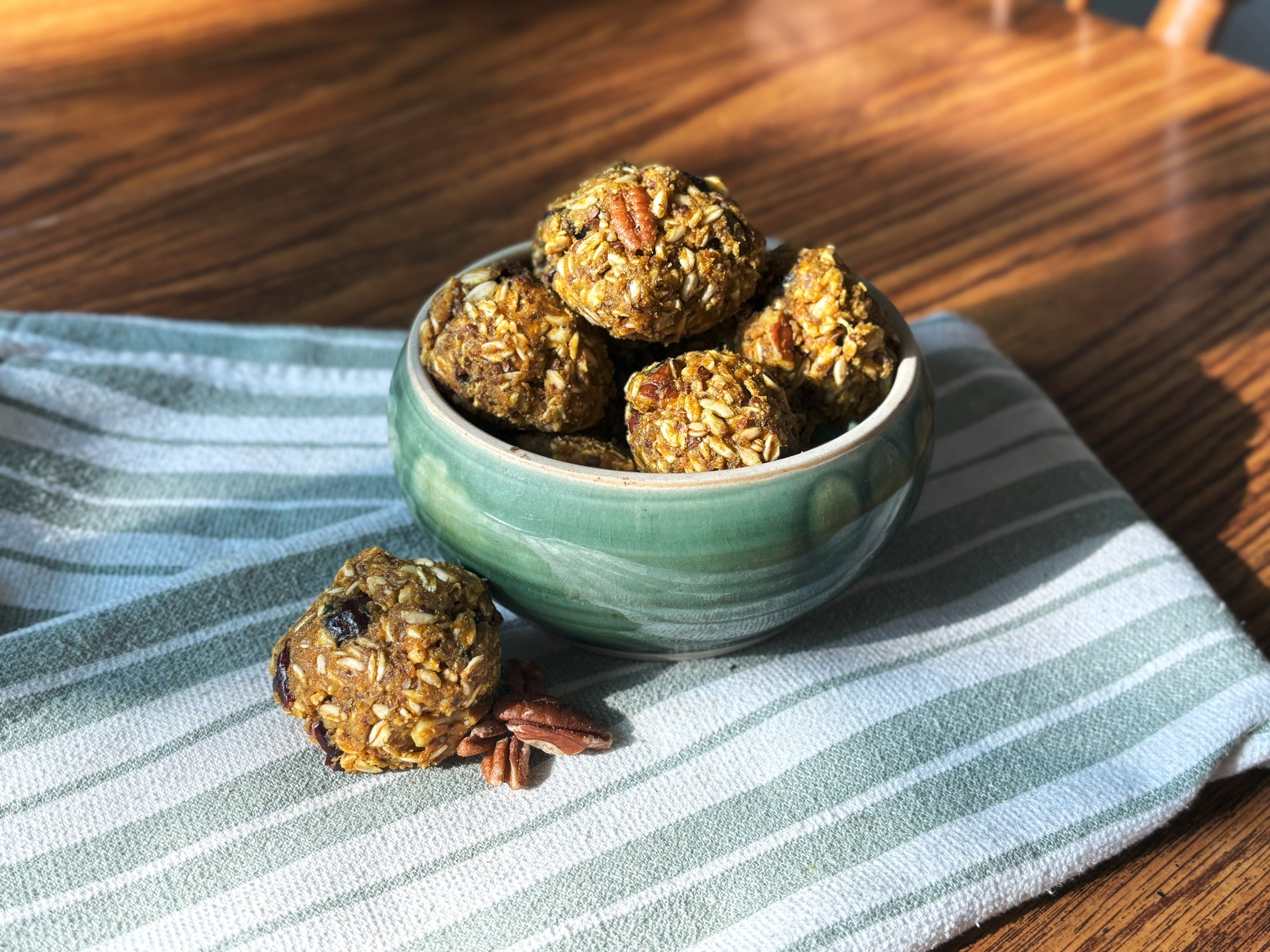 Liquid Gold Protein Balls – Rosebud's Real Food
