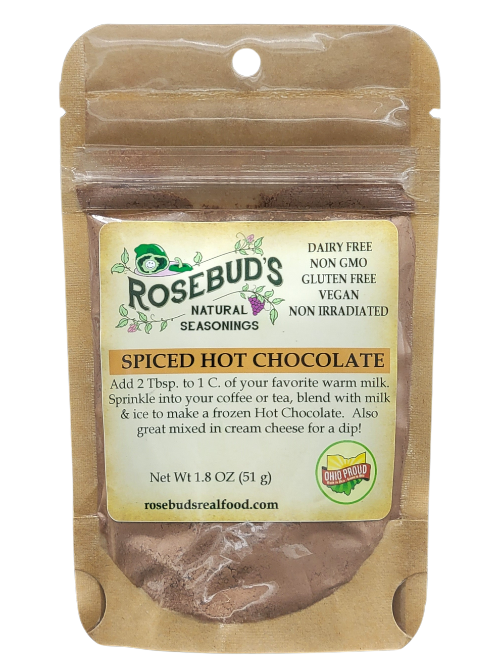 SPICED HOT CHOCOLATE – Rosebud's Real Food