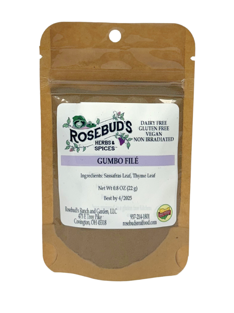 Gumbo Filé Powder – Rosebud's Real Food