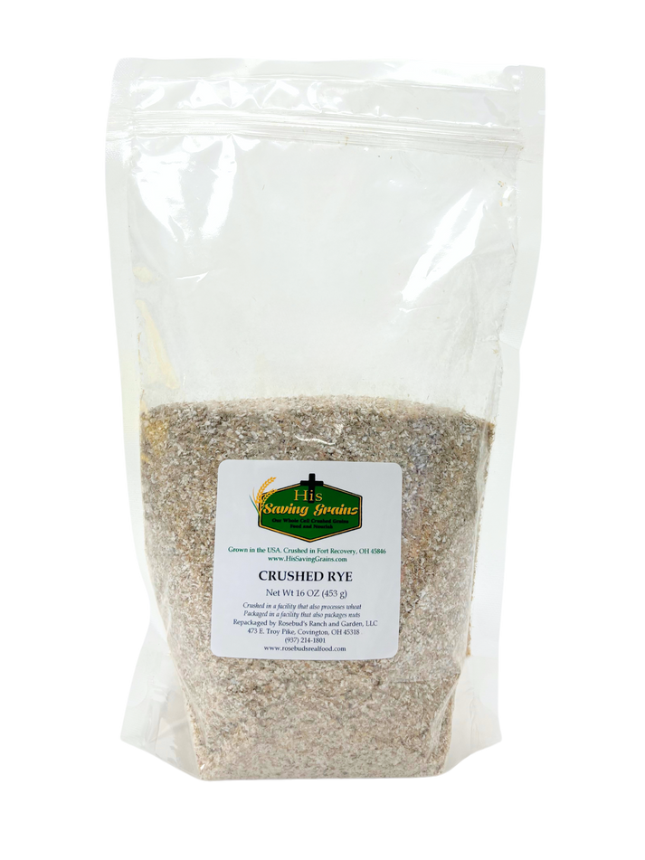 Whole Cell Crushed Rye Blend, His Saving Grains – Rosebud's Real Food
