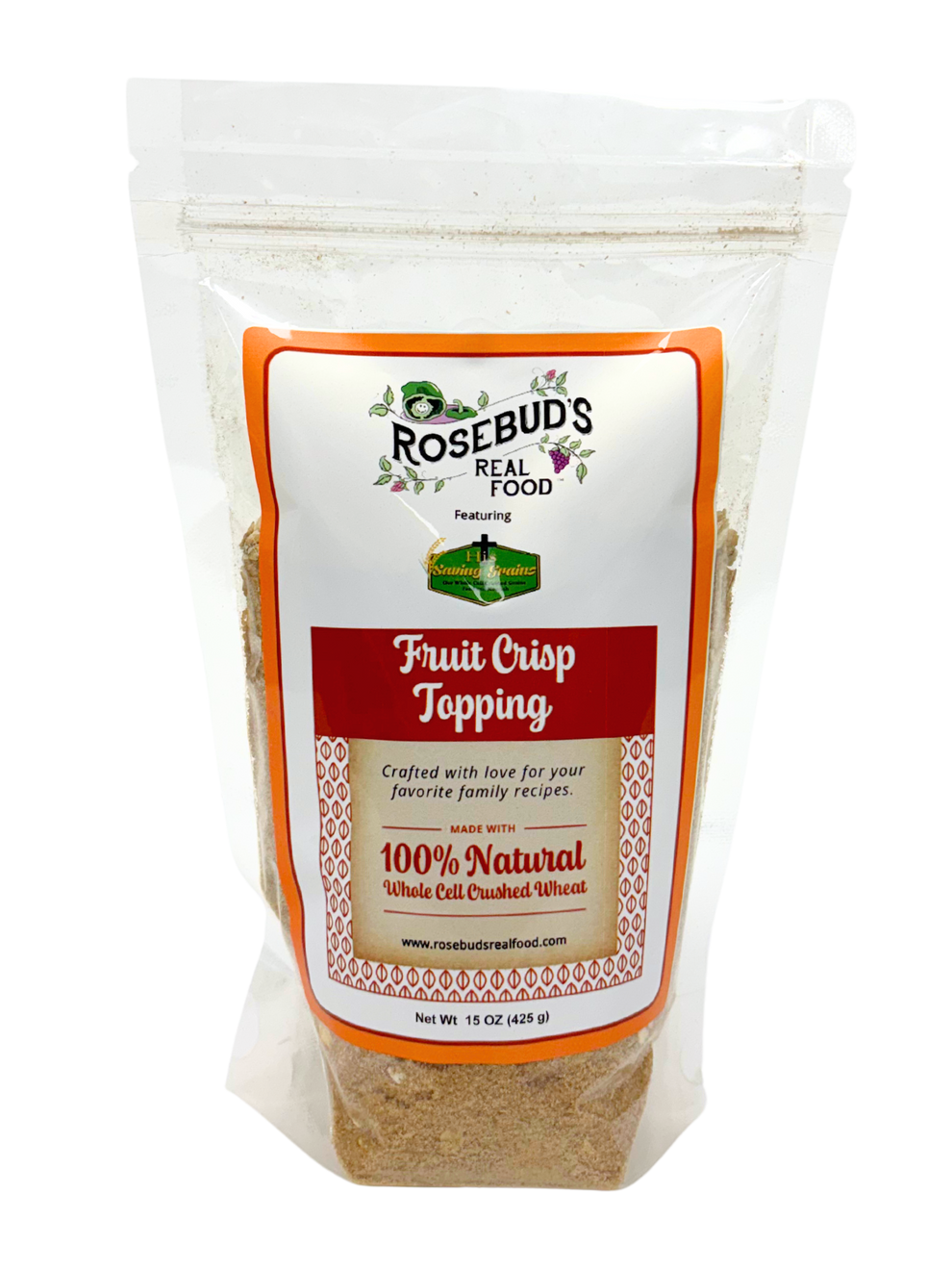 His Saving Grains Fruit Crisp Topping – Rosebud's Real Food