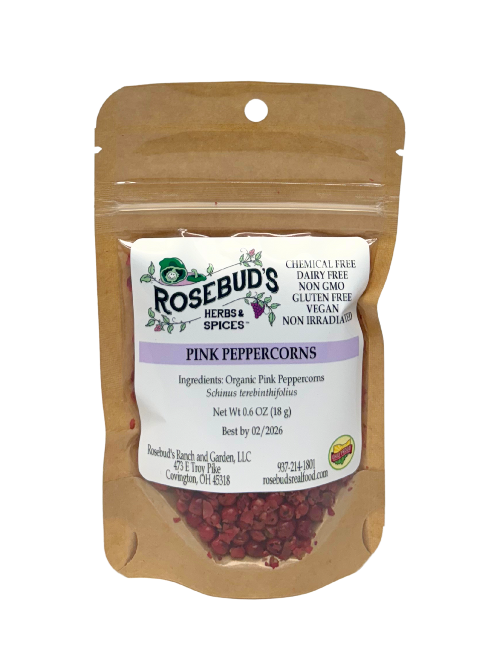 Peppercorns, Pink – Rosebud's Real Food