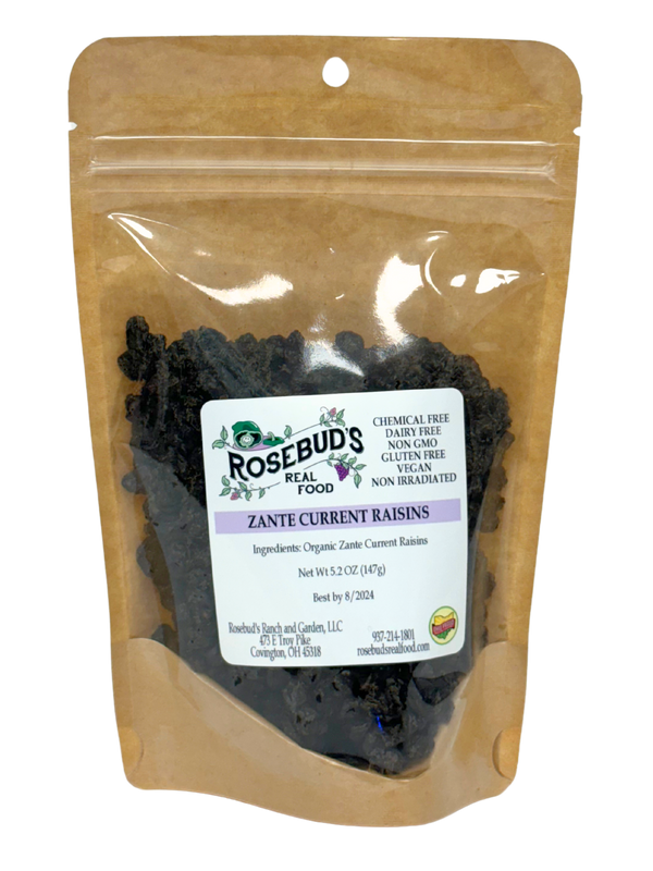 Zante Currant Raisins – Rosebud's Real Food