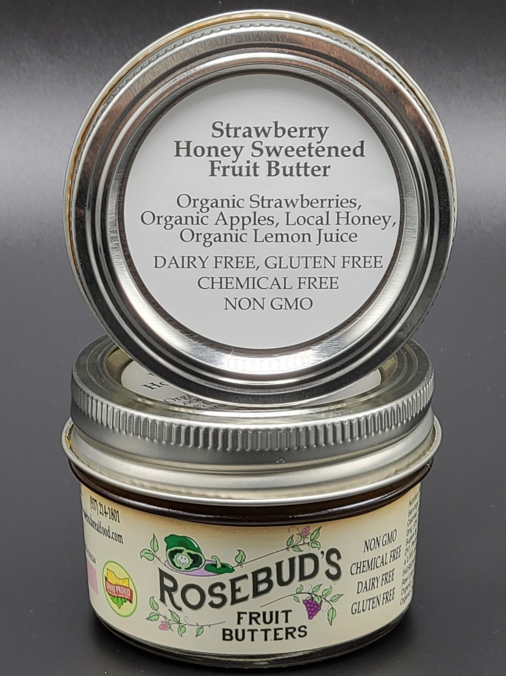 Strawberry Honey-Sweetened Fruit Butter – Rosebud's Real Food